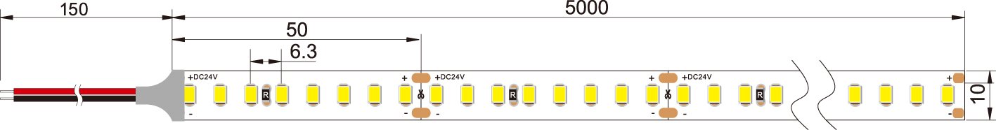 High Density LED Strip 160lm/w 160leds/m - Your Professional LED ...
