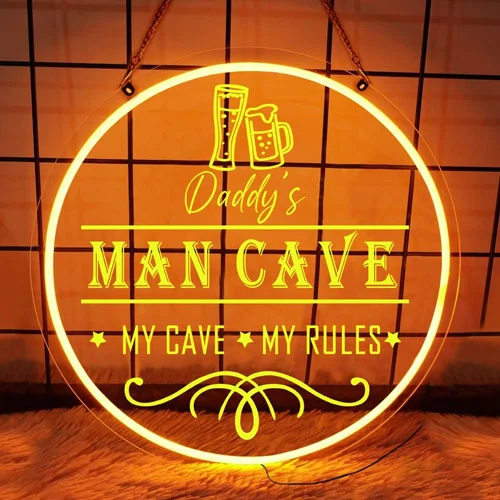 Man Cave LED Sign - Jasionlight